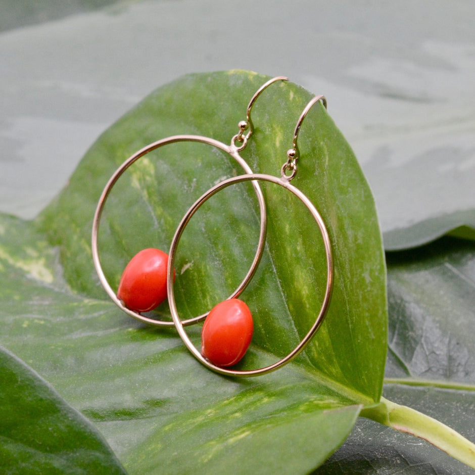 Wood Inlay Necklaces and Earrings | Naturaleza Organic Jewelry